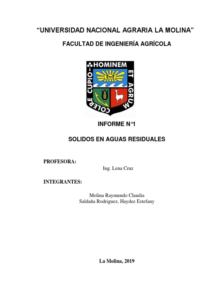 Analisis de Solidos Totals, Volatiles, Sedimentables | PDF | Ph | Aguas ...