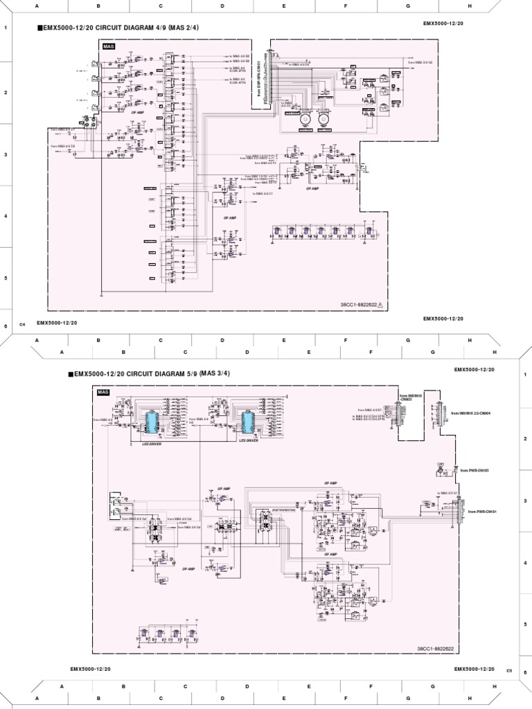 Emx5000-12/20 Circuit Diagram 4/9 (Mas 2/4) | PDF | Chess | Chess Theory