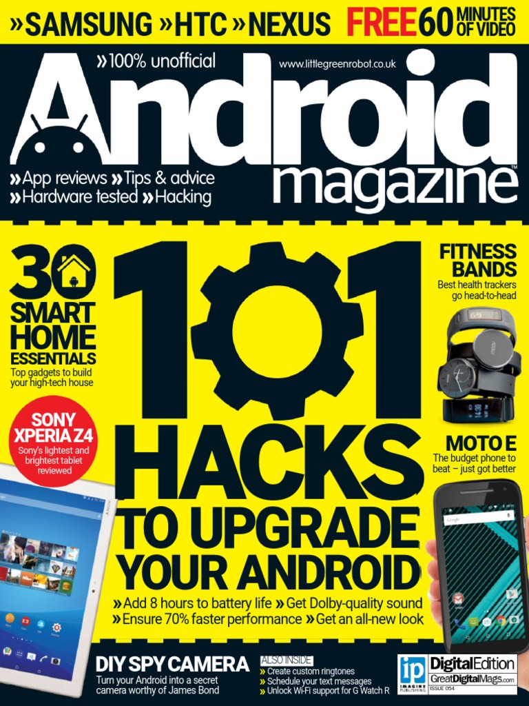 Android Magazine UK - Issue 54 2015 PDF | PDF | Android (Operating System) | Tablet Computer