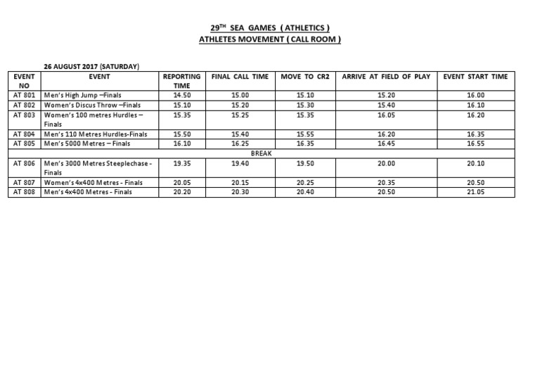 Call Room 26 August | PDF