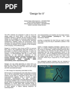 Design For X (DFX) Guidance Document: Purpose | PDF | Reliability ...