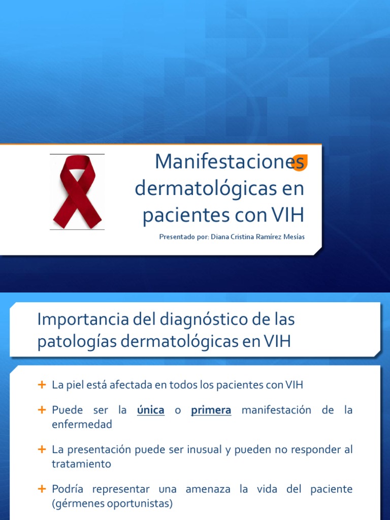 Manifestaciones cutáneas del VIH | PDF | VIH / SIDA | Dermatología