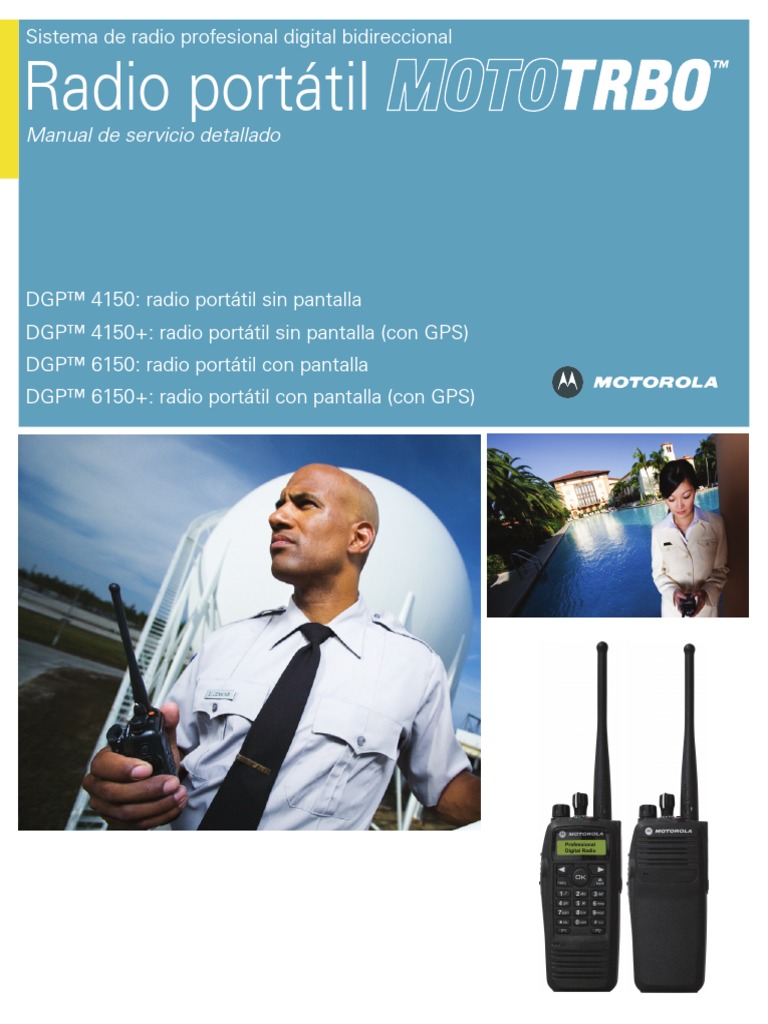 Manual de Servicio Motorola DGP 4150 4150 6150 6150 PDF | PDF ...