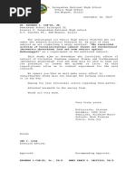 BPI Request Letter For Plant Identification and Certification | PDF