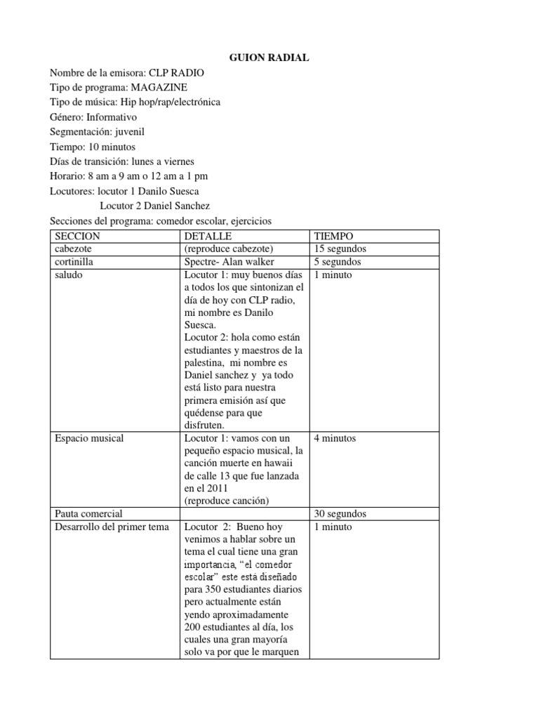Guion Radial | Entretenimiento (general)