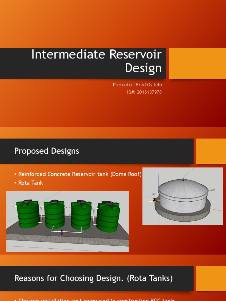 Intermediate Reservoir Design | PDF