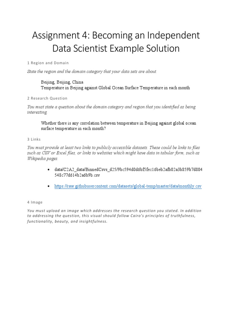 Assignment 4: Data Science Visualization | PDF | Technology & Engineering