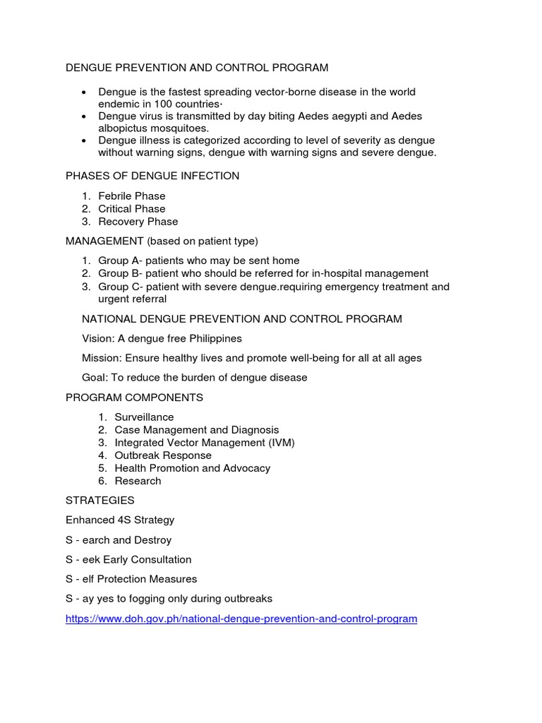 Doh Programs | PDF | Preventive Healthcare | Public Health