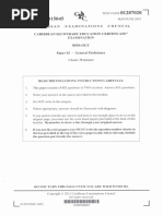 May June CSEC Biology Paper 2 - 2025 | PDF
