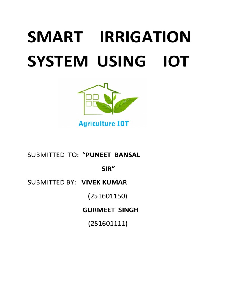 Smart Irrigation System | PDF | Raspberry Pi | Relay
