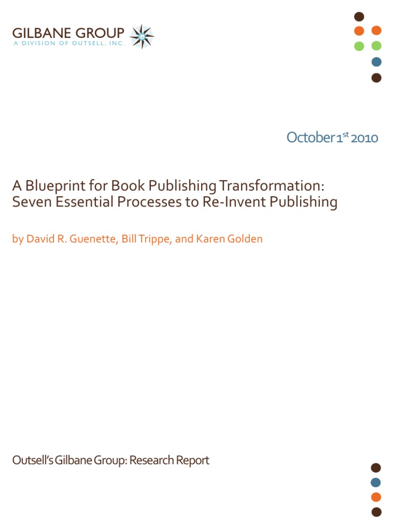 A Blueprint For Book Publishing Transformation Seven Essential ...