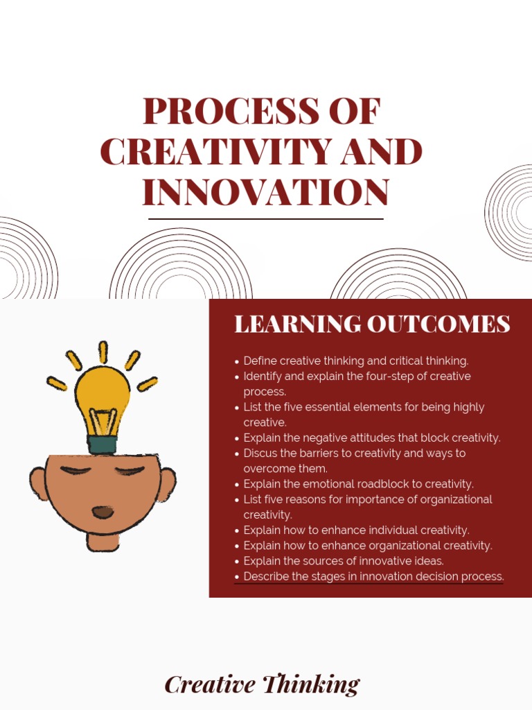 Chapter 4 Process Of Creativity And Innovation Pdf Creativity