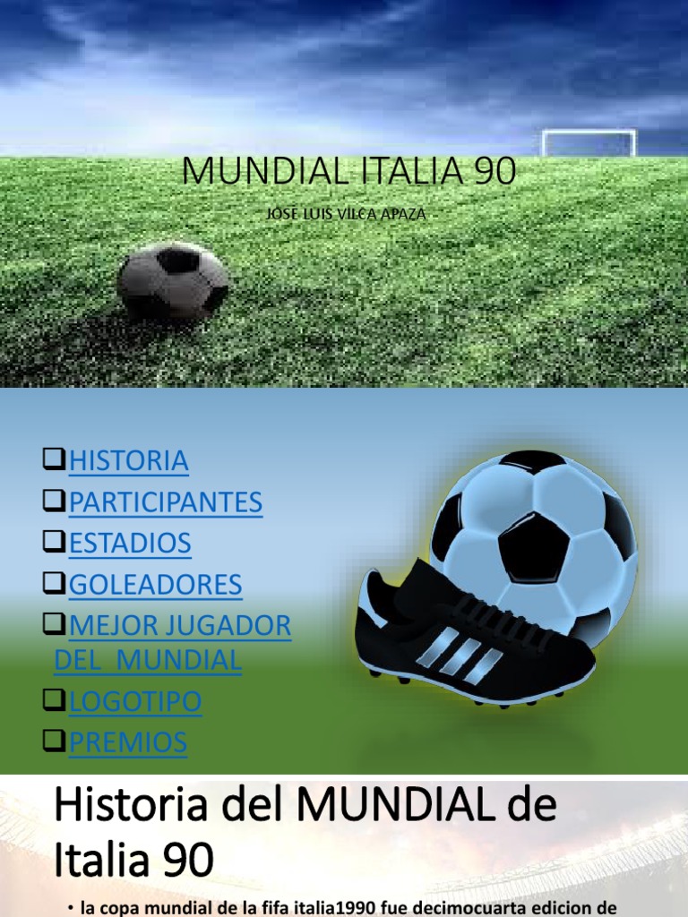 Mundial de Fútbol Italia 90: Historia y Datos | PDF | FIFA Copa del ...