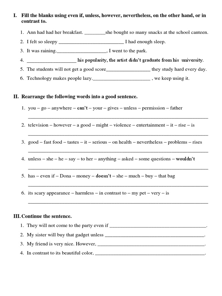 CONTOH SOAL Making Contrast 2 | PDF