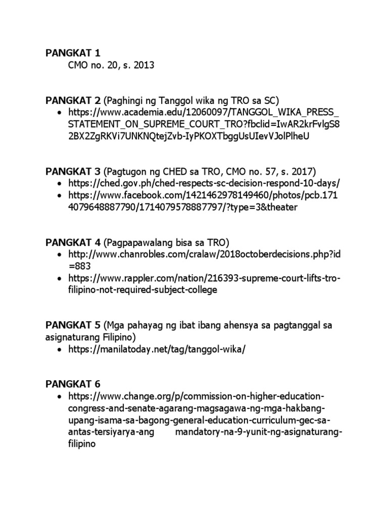 Pangkat 1 | PDF