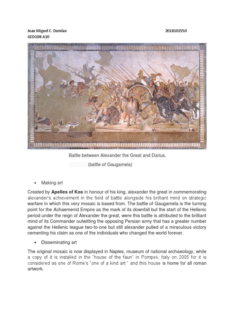 Anatomy of Art - Dumlao - A10 | PDF