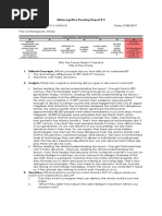 Metacognitive Reading Report #1 - STS MAPUA | PDF | Scientist | Science