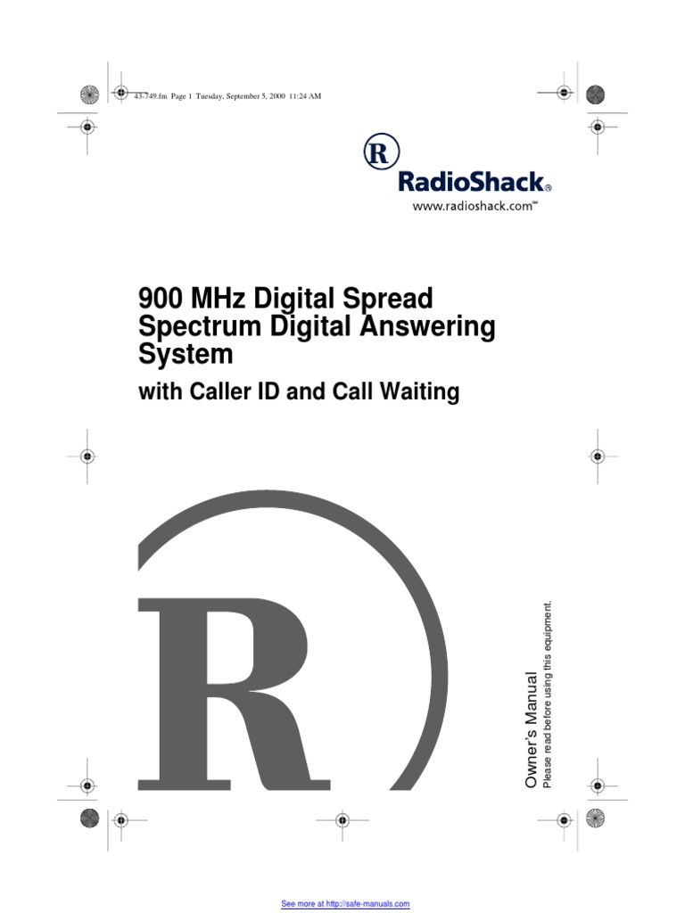 Digital Spread Spectrum | PDF | Telephone | Electrical Connector