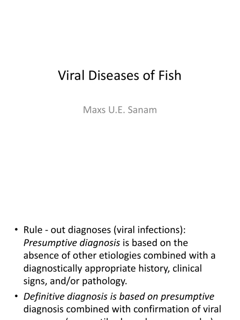 Overview of Viral Fish Diseases | PDF | Infection | Virus