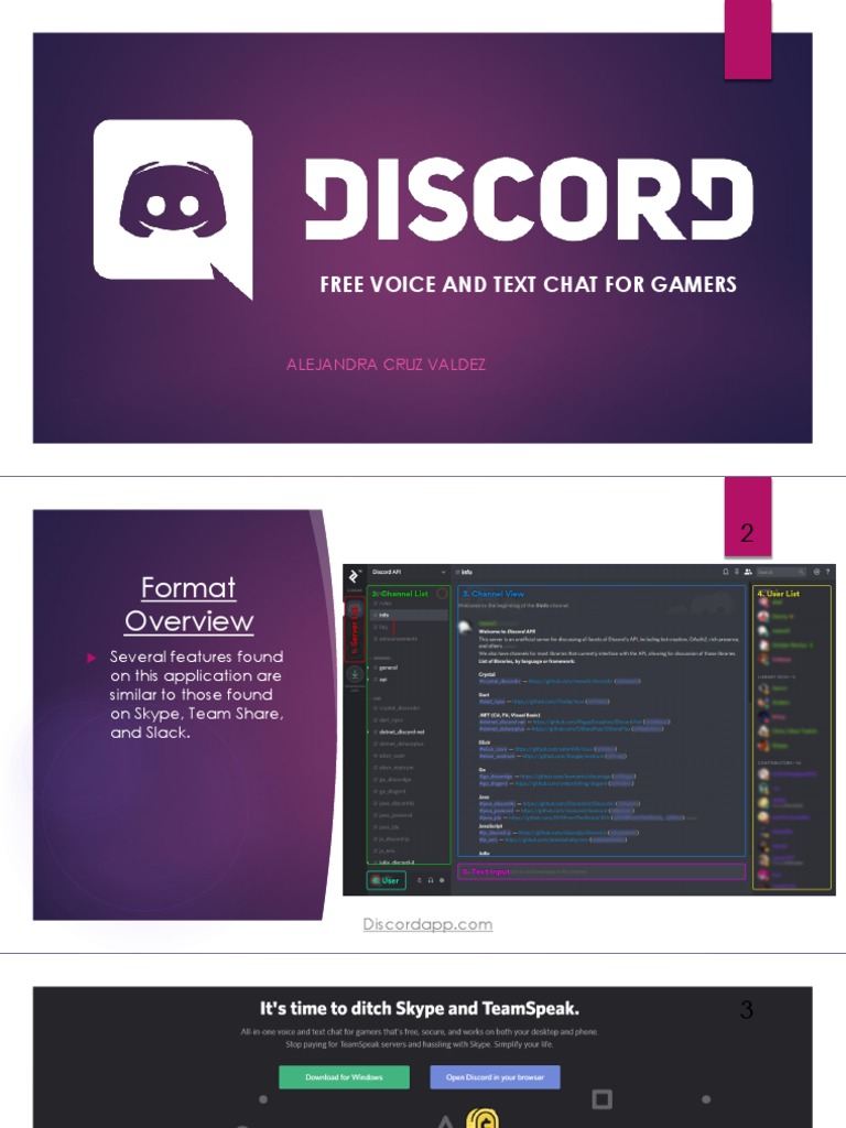 Overview of Discord Features for Gamers | PDF | Computers