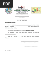 Sample Work Immersion Certificate | PDF