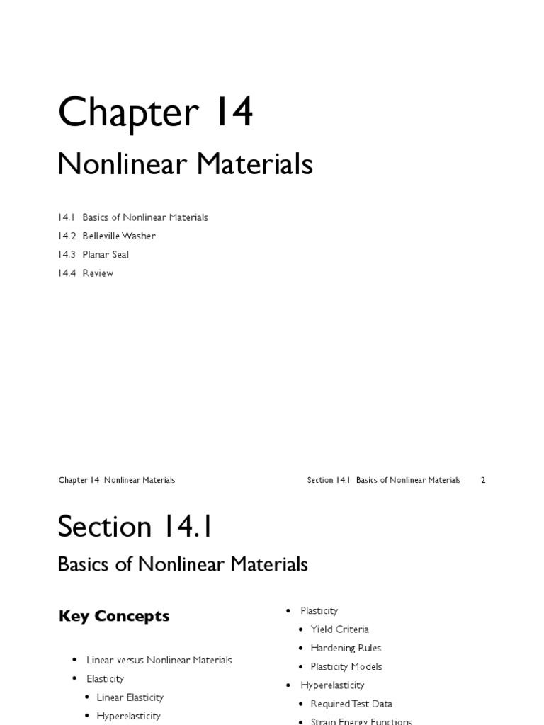 An Introduction to Nonlinear Materials Behavior: Elasticity, Plasticity ...