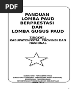 RKT PAUD Jateng 2024 2025 | PDF