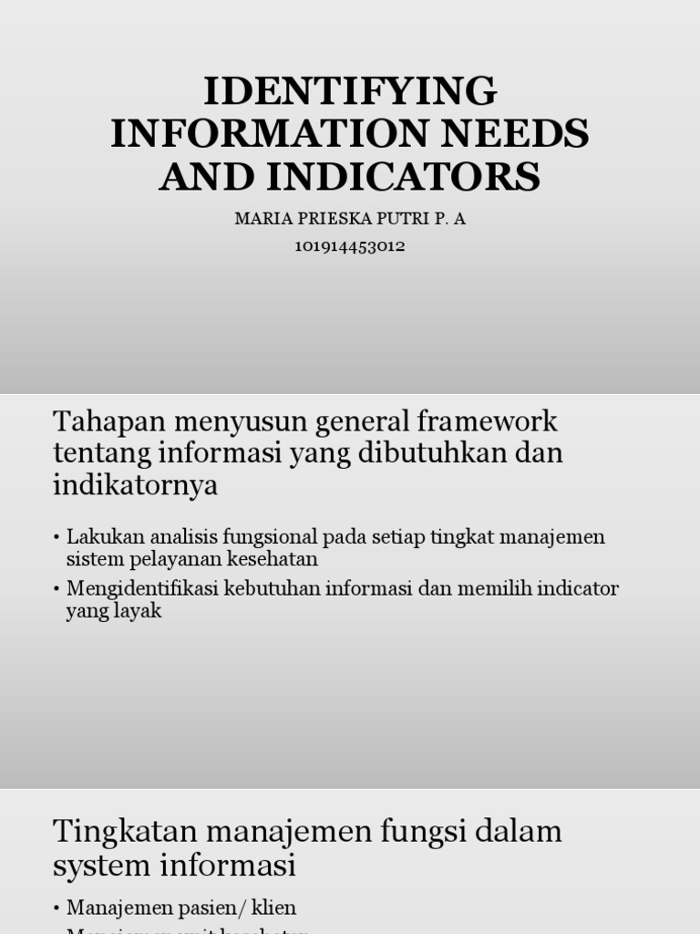 Identifying Health Information Needs | PDF | Patient | Health Care