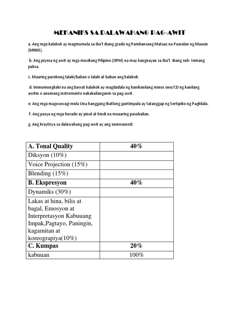 Mekaniks Sa Dalawahang Pag | PDF