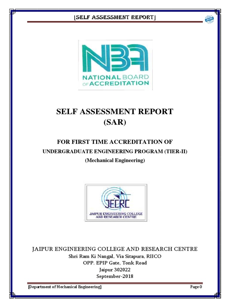 Sample SAR | PDF | Engineering | Learning