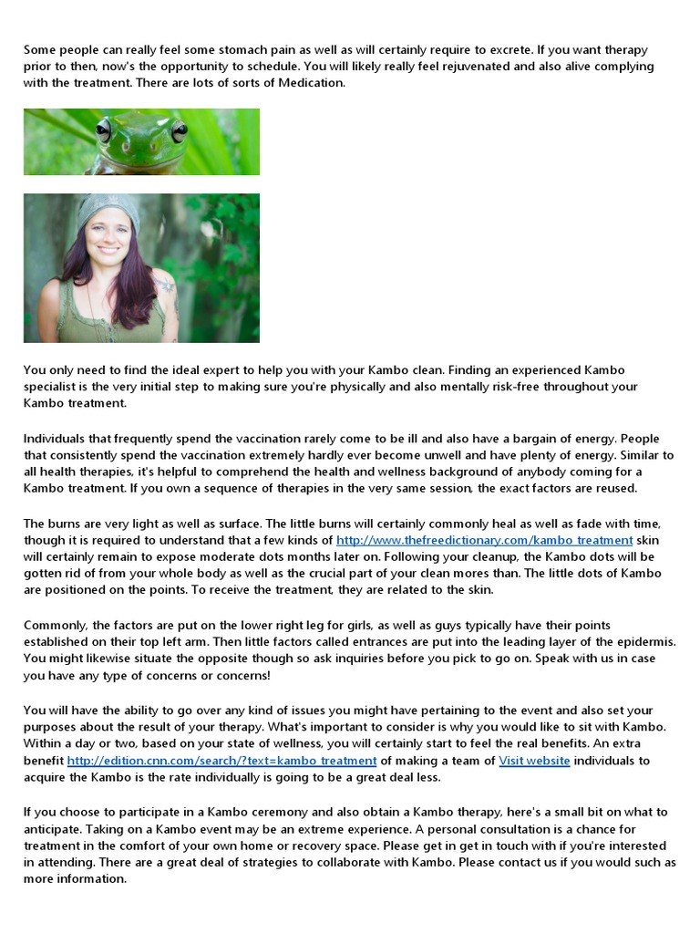 47880A Beginner's Guide To Kambo | PDF | Burn | Clinical Medicine