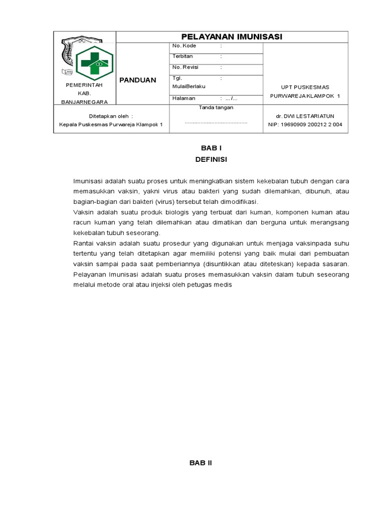 Fish Bone Imunisasi 2016 | PDF