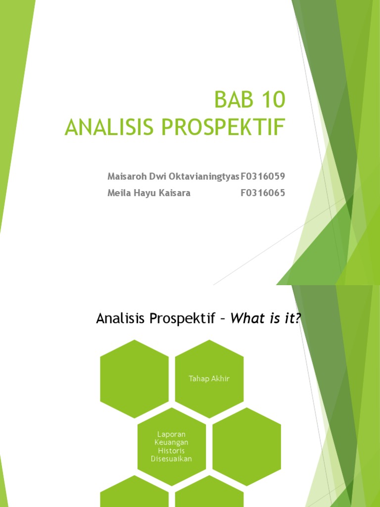 Tugas PPT AIK Kelompok 10 Bab Analisis Prospektif | PDF | Pengelolaan Keuangan & Uang