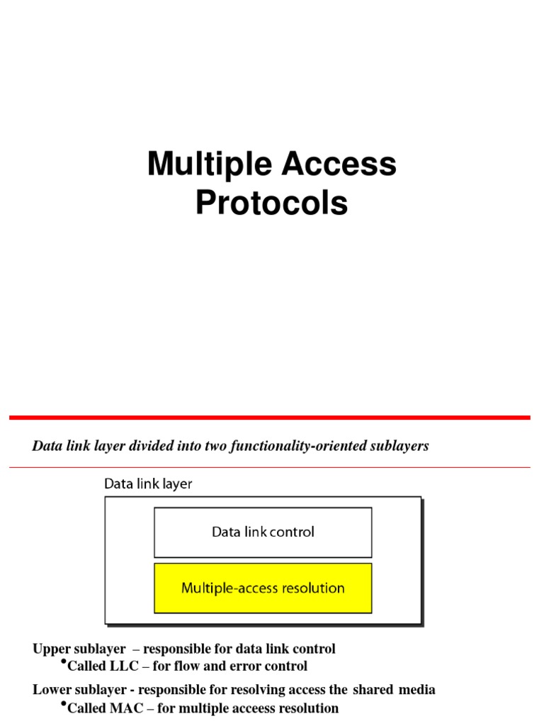 Medium Access Control | PDF | Channel Access Method | Internet Standards