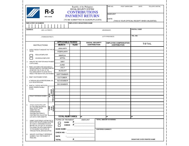 Sss r5 PDF | PDF | Money Order | Cheque