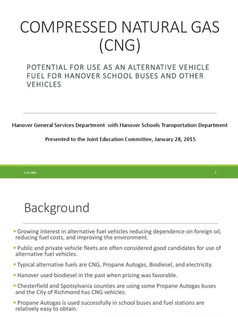 CNG Bus COnversion Proposal | Download Free PDF | Alternative Fuel ...