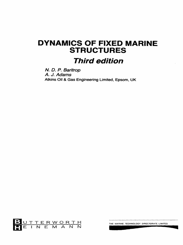 Dynamic of Fixed Marine Structures | PDF | Spectral Density | Fourier ...