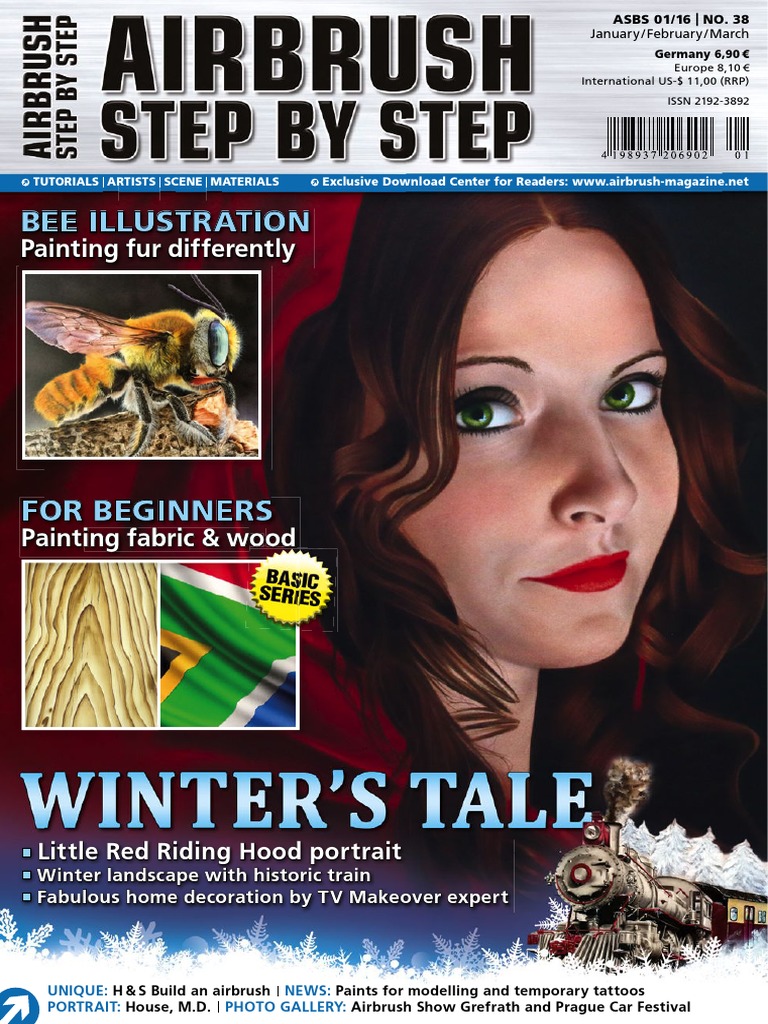 Airbrush - Step.By - Step 38-Jan - Feb.Mar.2016 PDF | PDF | Drawing | Paint