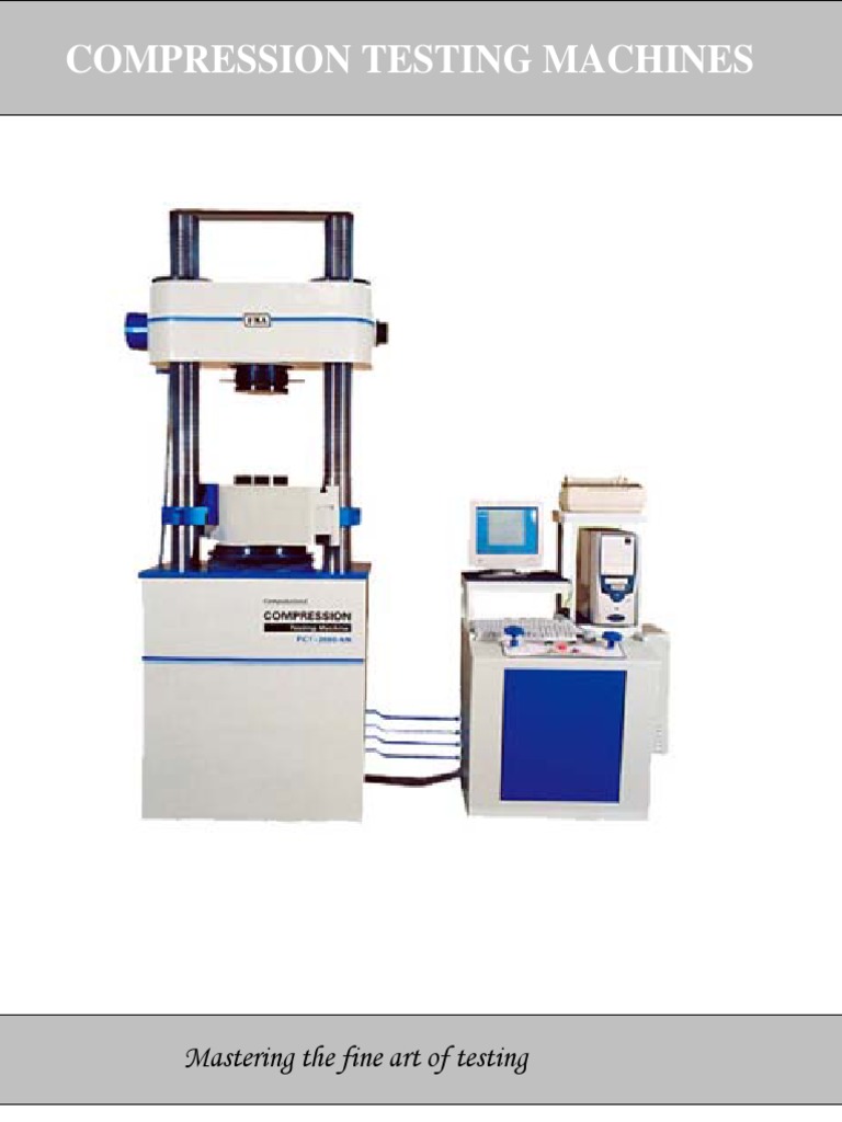 Compression Testing Machine | Download Free PDF | Machines | Rotation ...