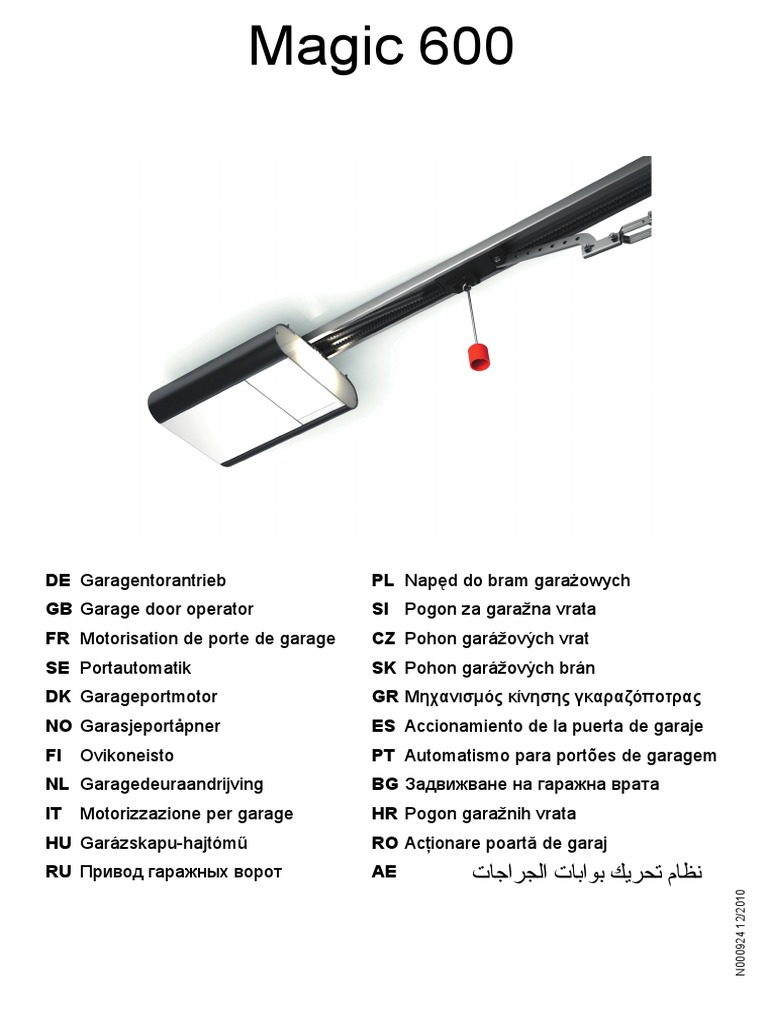Magic 600 Uk | PDF | Transmitter | Door
