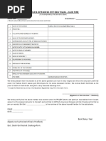 IDBI Request Form | PDF