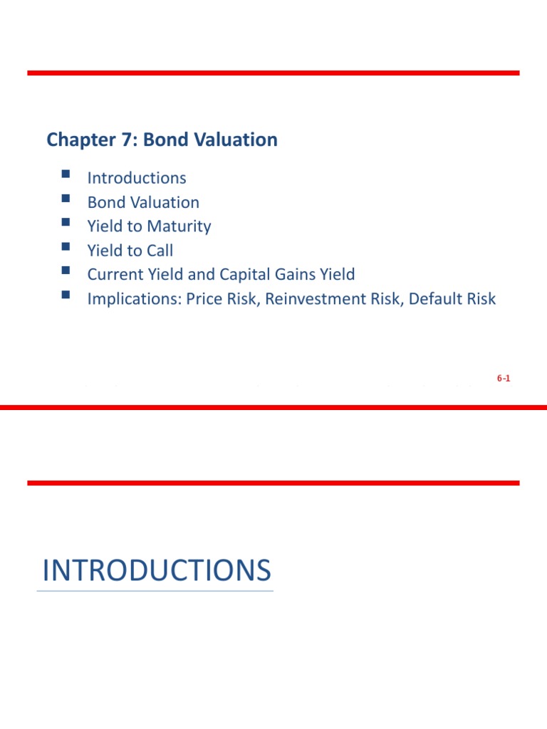 4 Bond Valuation - PPT PDF | PDF | Bonds (Finance) | Yield (Finance)