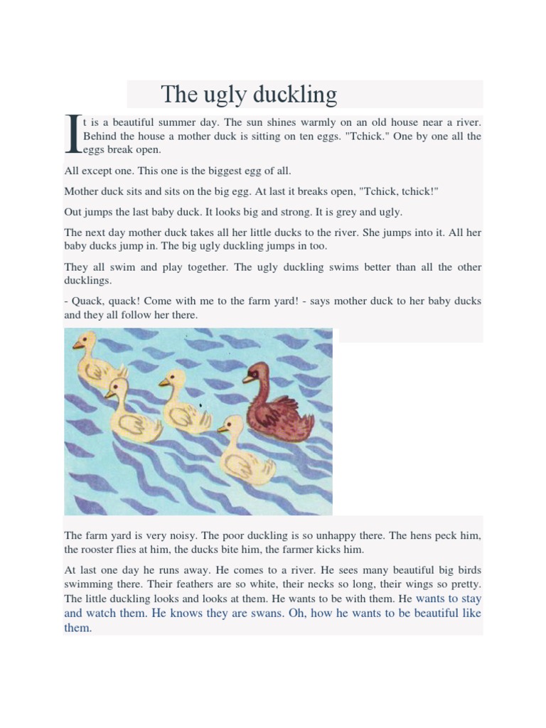 The Ugly Duckling | PDF