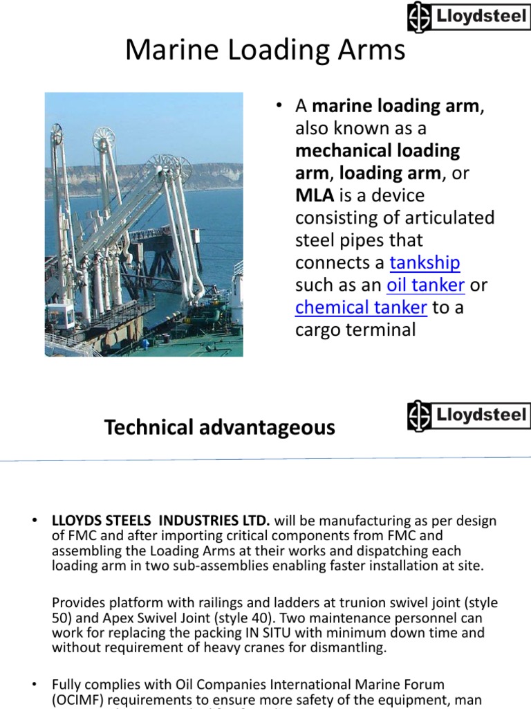 Marine Loading Arms PDF | PDF | Nature | Business