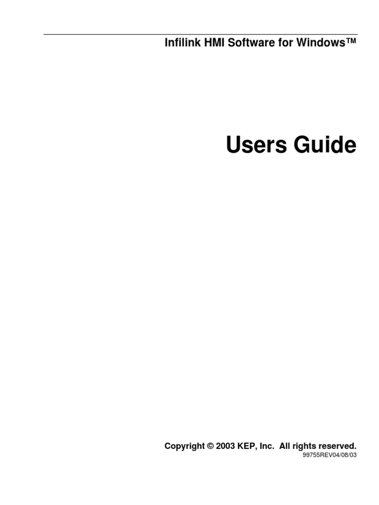 Infilink 32 Hmi | PDF | Library (Computing) | Microsoft Windows
