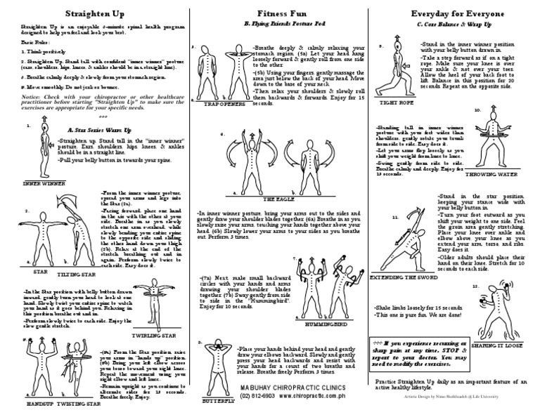 Posture Exercises Pdf Pdf Abdomen Musculoskeletal System