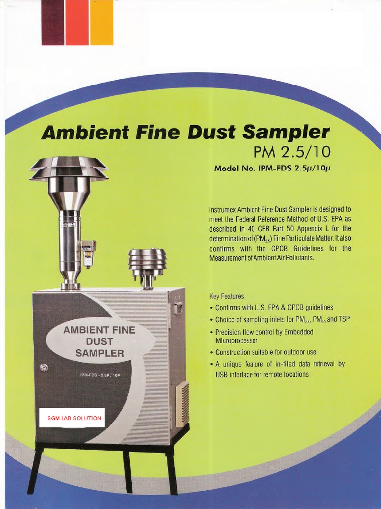 Instrumex PM25 Sampler Catalog New... | PDF