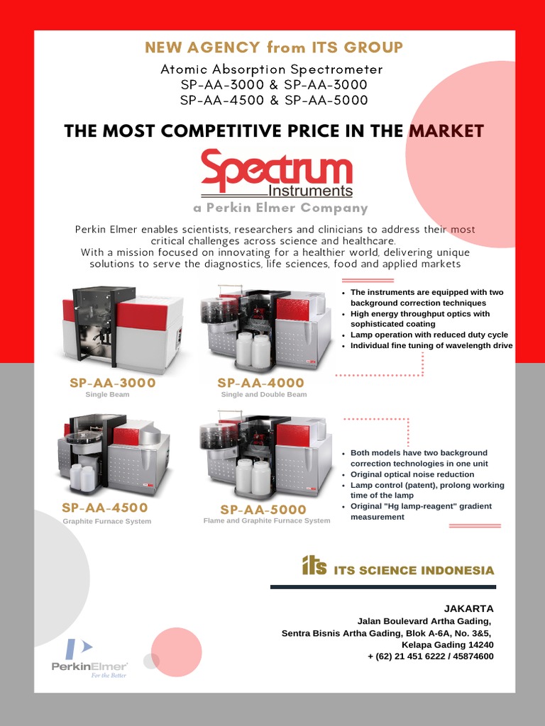 Flyer AAS Spectrum Instruments Jakarta Only PDF | PDF | Atomic ...