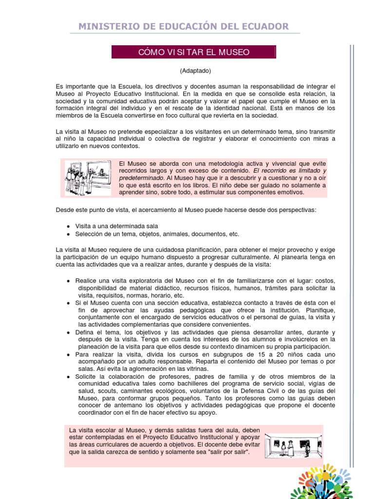 Como Visitar El Museo | PDF | Museo | Maestros