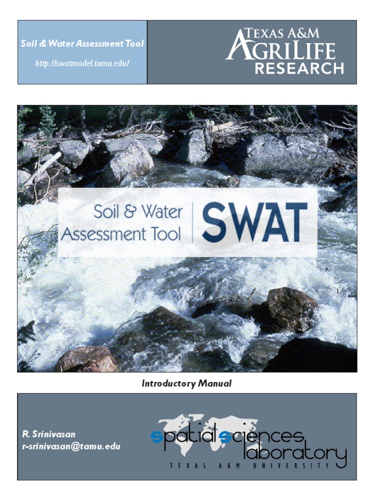 Soil & Water Assessment Tool: Introductory Manual | PDF | Aquifer ...